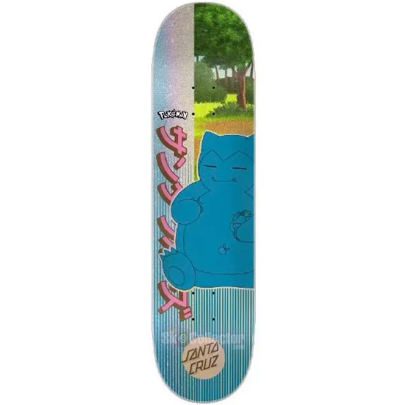 Santa Cruz x Pokemon Snorlax Deck Holo Foil (2023) - Sk8 Collector